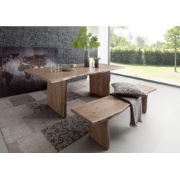 Baumtisch Akazie 160x100x76 natur lackiert PURE ACACIA #113