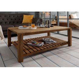 Couchtisch Sheesham 120x80x45 braun ge&ouml;lt BUENO #1001