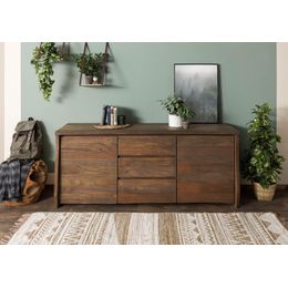 Sideboard Mango 185x48x80 braun ge&ouml;lt PURE MANGO #215