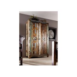 Kleiderschrank Altholz 118x60x198 mehrfarbig lackiert NATURE OF SPIRIT #42