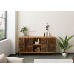 Sideboard Altholz 174x40x93 natur lackiert LYON #110