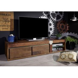 TV-Board Mango 180x48x39 braun lackiert Amsterdam #01