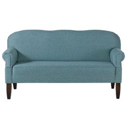 K&uuml;chensofa Webstoff 188x78x97 blau EDINBURGH