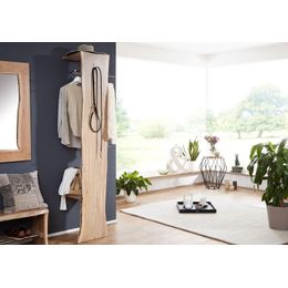 Garderobe Akazie 36x40x200 natur lackiert PURE ACACIA #714