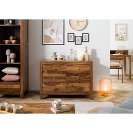 Sideboard Sheesham 110x45x80 braun lackiert ANCONA #120