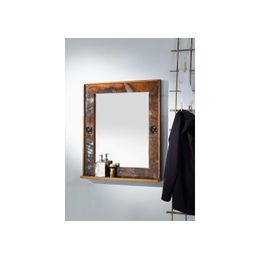 Spiegel Altholz 68x8x79 mehrfarbig lackiert NATURE OF SPIRIT BAD #104