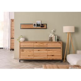 Sideboard Kernbuche 175x45x85 natur ge&ouml;lt VILLANDERS #108