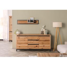 Sideboard Kernbuche 175x45x85 natur ge&ouml;lt VILLANDERS #109