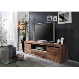 TV-Board Wild-/Zerreiche 202x42x55 Tabacco brown ge&ouml;lt MONTREUX #305