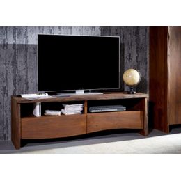 TV-Board Akazie 151x45x50 braun lackiert PURE ACACIA #208