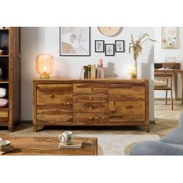 Sideboard Sheesham 175x45x80 braun lackiert ANCONA #123
