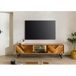 TV-Board Altholz 200x40x56 natur lackiert AVIGNON #101