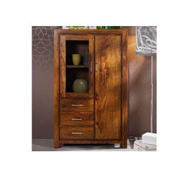 Highboard Sheesham 90x42x148 life honey lackiert METRO LIFE #108