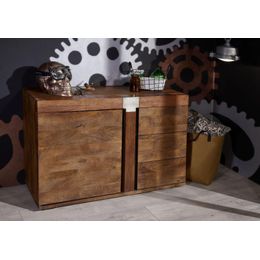 Sideboard Mango 115x45x75 braun lackiert Amsterdam #09