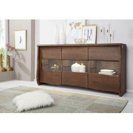 Sideboard Akazie 191x45x96 braun lackiert PURE ACACIA #808