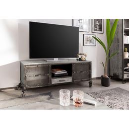 TV-Board Mango 150x40x60 grau lackiert HEAVY INDUSTRY #119