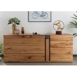 Sideboard Wildeiche / Zerreiche 180x45x75 natur ge&ouml;lt NEW AMSTERDAM #11