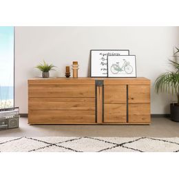 Sideboard Wild-/Zerreiche 200x45x75 natur ge&ouml;lt NEW AMSTERDAM #16
