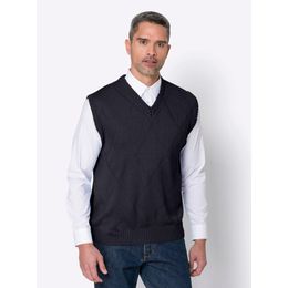 Pullunder CLASSIC "Pullunder", Herren, Gr. 48, blau (marine), 100% Polyacryl, unifarben, Pullover Pullunder