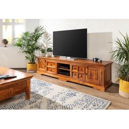 TV-Board Akazie 220x50x55 honig lackiert OXFORD #0341