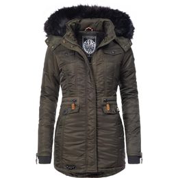 Navahoo Parka 'Sch&auml;tzchen' Damen Gr&ouml;&szlig;e S khaki Winterjacke