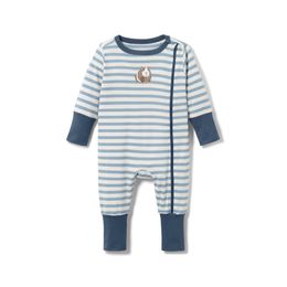 Tchibo - Baby-Pyjama - Baby - Gr. 62/68 - blau/print