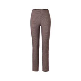 Tchibo - Karierte Stretchhose - Damen - Gr. 50 - dunkelblau/jacquard