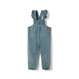 Tchibo - Denim-Latzhose - M&auml;dchen - Gr. 86/92 - blau