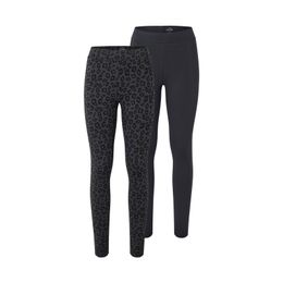Tchibo - 2 Leggings - Damen - Gr. L - schwarz