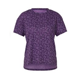Tchibo - Sportshirt - Damen - Gr. L - lila/print