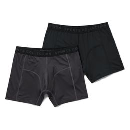 Tchibo - 2 Sport-Slipboxer - Herren - Gr. M/5 - anthrazit