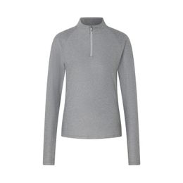 Tchibo - Sportshirt mit Half-Zip - Damen - Gr. XL - grau