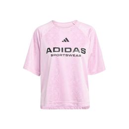 adidas Sportswear Sportshirt 'TIRO' Damen Gr&ouml;&szlig;e M rosa / altrosa / schwarz / wei&szlig;