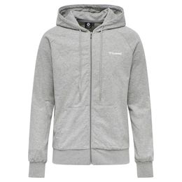 Hummel Sweatjacke Herren Gr&ouml;&szlig;e XXL grau / wei&szlig;