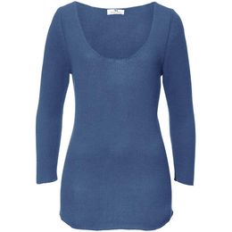 Peter Hahn - Pullover aus 100% Premium-Kaschmir, blau, Gr. 40 / M - Kaschmir