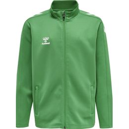 Hummel Athletic Zip-Up Hoodie 'Core XK' boy Green size 152