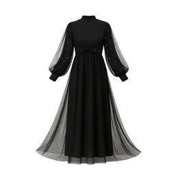 MODAMIHRAM Kleid Damen Gr&ouml;&szlig;e 46 schwarz Winterkleid