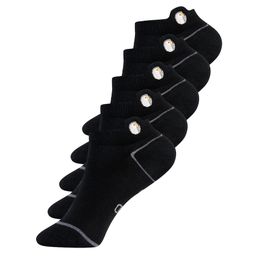 Sokid Ankle Socks female Black size 31-35