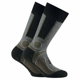 Rohner Socks Sportsocken Damen Gr&ouml;&szlig;e 39/42 graumeliert / khaki / schwarz / wei&szlig;