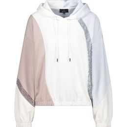 monari Sweatshirt Damen Gr&ouml;&szlig;e XXL pastellblau / puder / silber / offwhite