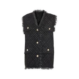 Zitha Knitted Vest female Black size M