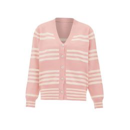 ZITHA Strickjacke Damen Gr&ouml;&szlig;e XS/S beige / rosa