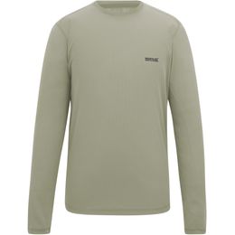 Regatta Mindo Anti Insekt Herren Langarmshirt dunkelgrau L - Herrenshirts, -hemden & -pullover