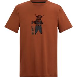 Regatta Fingal Slogan Herren Funktionsshirt orange L - Herrenshirts, -hemden & -pullover