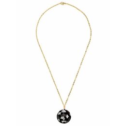 Gemshine Kette Damen Gr&ouml;&szlig;e 45 gold / schwarz