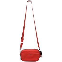 Calvin Klein Handtasche klein Damen Gr&ouml;&szlig;e One Size Second Hand rot