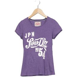 Superdry & Co T-Shirt Damen Gr&ouml;&szlig;e XS Second Hand lila