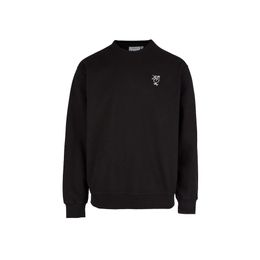 Cleptomanicx Sweatshirt 'Sketch Gull' Herren Gr&ouml;&szlig;e XXL schwarz / wei&szlig;