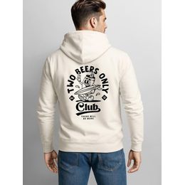 Neverless Sweatshirt 'Two Beers only' Herren Gr&ouml;&szlig;e 5XL beige