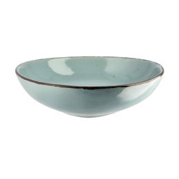 Peill & Putzler Peill+Putzler Schale dreieckig 23 cm Siena t&uuml;rkis/petrol Steinzeug/Steingut Ma&szlig;e (cm): H: 5 &Oslash;: 23.0 &raquo; M&ouml;bel Kraft